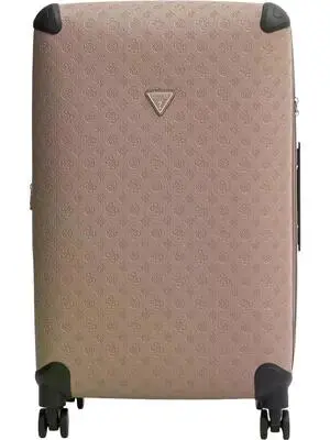 Guess Embossed-logo Luggage - Neutrals