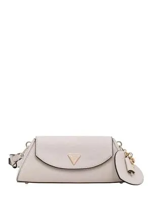 Guess Bolena Heart-charm Shoulder Bag - Neutrals