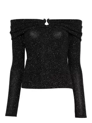 Ba&sh Off-shoulder Top - Black