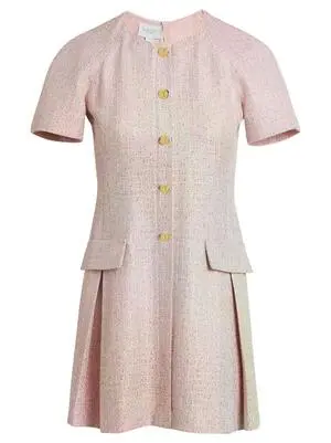 Giambattista Valli Button Pocket Mini Dress - Pink