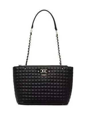 Guess Nadira Quilted Shoulder Bag - Black