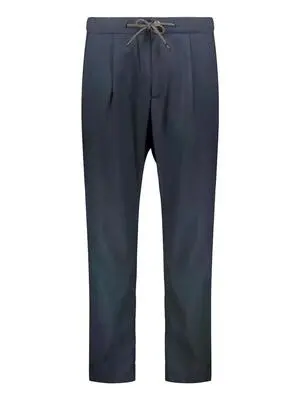 Herno Drawstring Straight Trousers - Blue