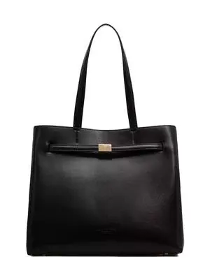 Marc O'polo Debossed-logo Shoulder Bag - Black