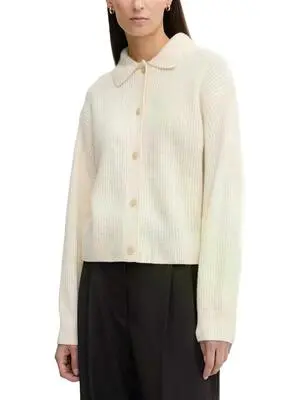Marc O'polo Collared Buttoned Cardigan - Neutrals