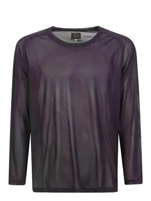 Needles Mesh Long-sleeved T-shirt - Purple