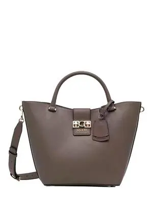 Guess Logo-detail Tote Bag - Grey