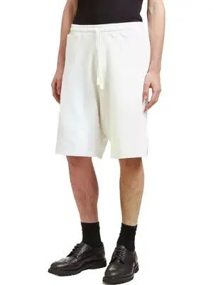 AIEZEN Drawstring Drop-crotch Shorts - White