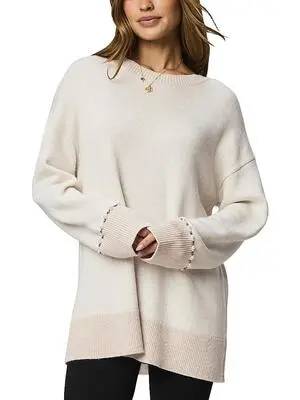 Splendid Montana Tunic Sweater - Pale Oak Heather