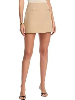 French Connection Twill Mini Skirt - Khaki