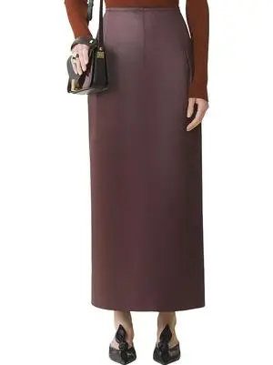 LANVIN Straight Skirt - Mocha