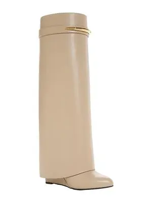 Givenchy Givenchy Shark Tall Boots Beige