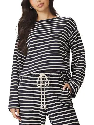 SPLENDID Livie Striped Long Sleeve Tee