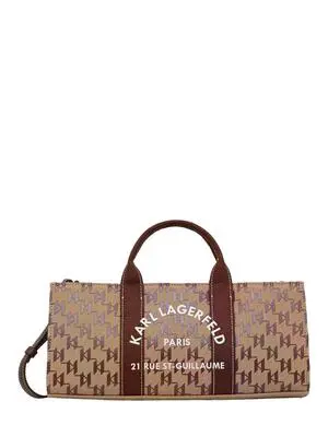 Karl Lagerfeld Monogram Logo-print Tote Bag - Neutrals