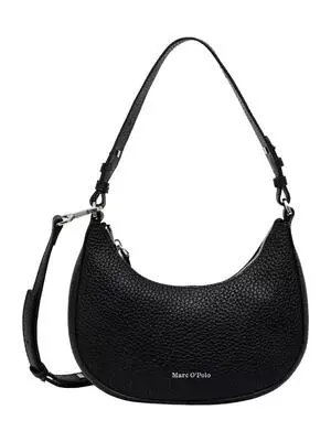 Marc O'polo Grained-leather Shoulder Bag - Black