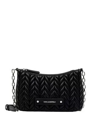 Karl Lagerfeld Quilted Crossbody Bag - Black