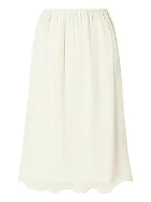 POSSE Solene Chiffon Midi Skirt