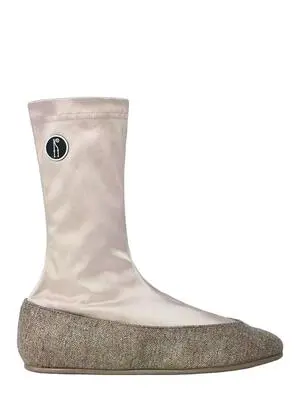 KIKO KOSTADINOV Proxima Panelled Logo Ballet Boots - Neutrals