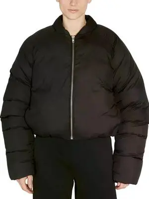 ENTIRE STUDIOS Padded Zip-up Jacket - Black
