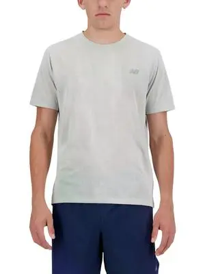 NEW BALANCE Athletics Crew-neck T-shirt Grey