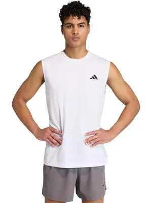 Adidas Workout Essentials Feelready Sleeveless T-shirt - White
