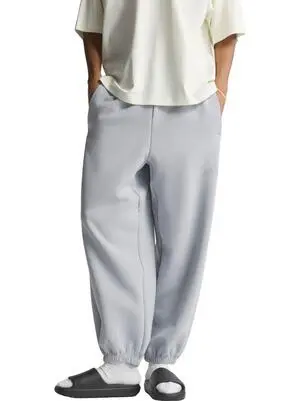 Adidas Soft Lux Relaxed Balloon Fit Pants - Halo Silver