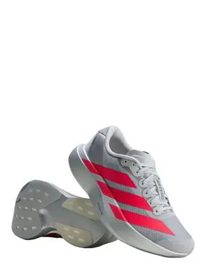 Adidas Adizero Evo Sl Shoes - Silver Metallic / Lucid Red / Iron Metallic