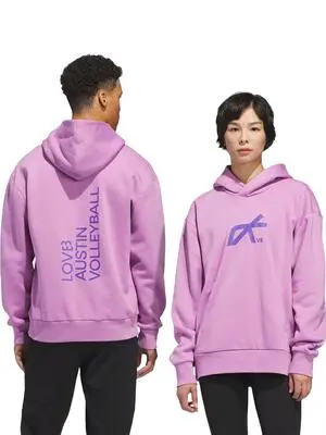 Adidas Lovb Austin Graphics Hoodie - Preloved Purple