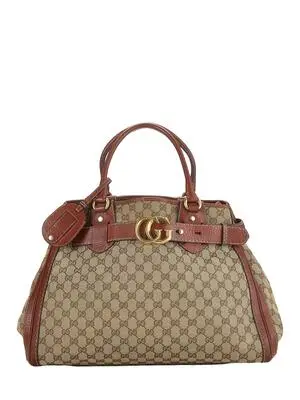 Gucci Original GG Running Large Tote Brown