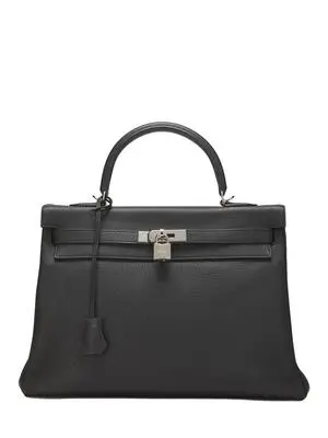 Hermès Togo Kelly Retourne 35 Handbag - Black