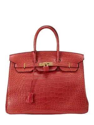 HERMÈS Hermès Matte Alligator Birkin 35