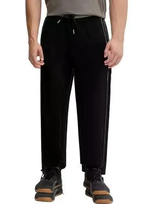 Guess Elasticated-waistband Track Pants - Black