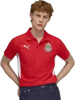PUMA Chivas Soccer Polo Shirt - Red