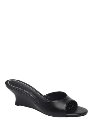 Staud Brigitte Wedge Sandal - Black
