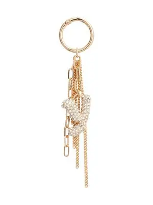 Chelsea28 Pavé Crystal Initial Bag Charm - Y- Clear- Gold