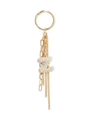 Chelsea28 Pavé Crystal Initial Bag Charm - Z- Clear- Gold