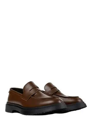 Camper Walden Penny Loafer Medium Brown