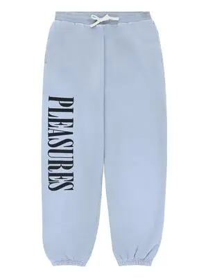 PLEASURES Onyx Logo Joggers Slate