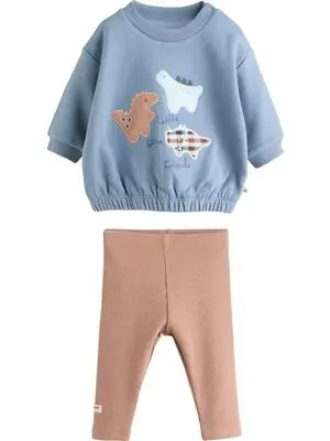 NEXT Sweatshirt & Leggings Set - Blue