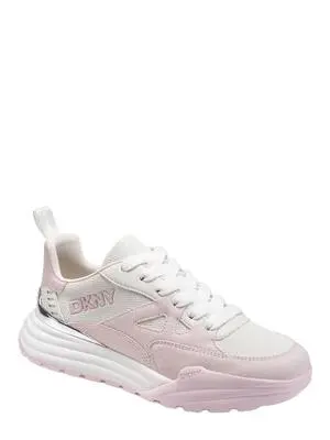 Dkny Zanira Low Top Sneaker - Soft White/light Pink