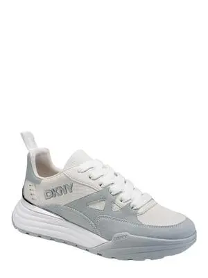 Dkny Zanira Low Top Sneaker - Soft White/storm Grey