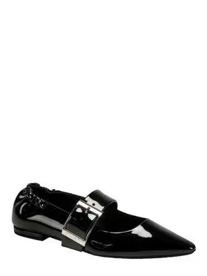 Dkny Cormic Mary Jane Pointed Toe Flat - Black