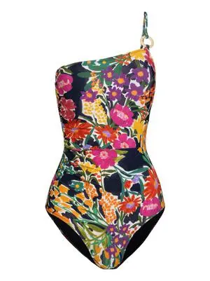 CHANGE OF SCENERY Kara One-shoulder One-piece Swimsuit - Gardenia