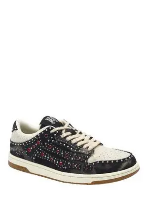 Amiri Studded Skeleton Low-top Sneakers - Black