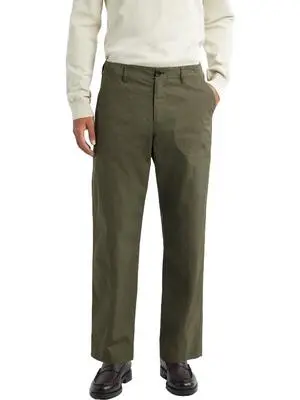 Paul Smith Straight Leg Stretch Tech Chinos - Light Greyish Green