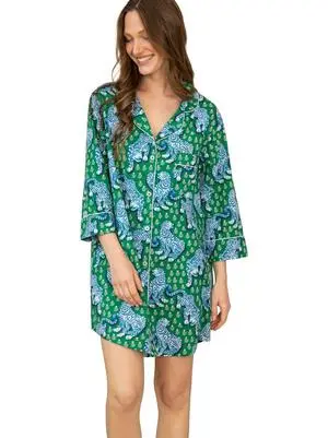 PRINTFRESH Sleep Shirt - Green Juice