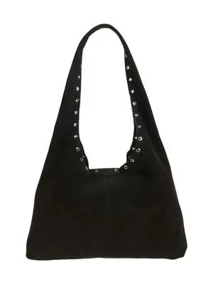 Rebecca Minkoff Industry Suede Hobo Bag - Black