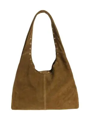Rebecca Minkoff Industry Suede Hobo Bag - Jungle