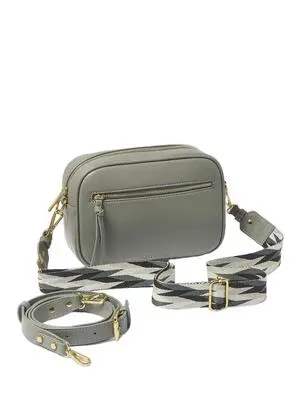 KATIE LOXTON Hallie Crossbody Bag - Graphite Green