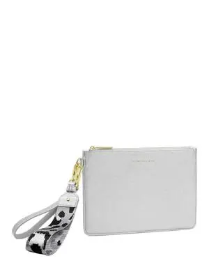 KATIE LOXTON Hallie Wristlet Pouch - Silver