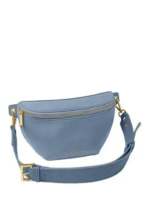 KATIE LOXTON Nylon-luxe Belt Bag - Blue Skye